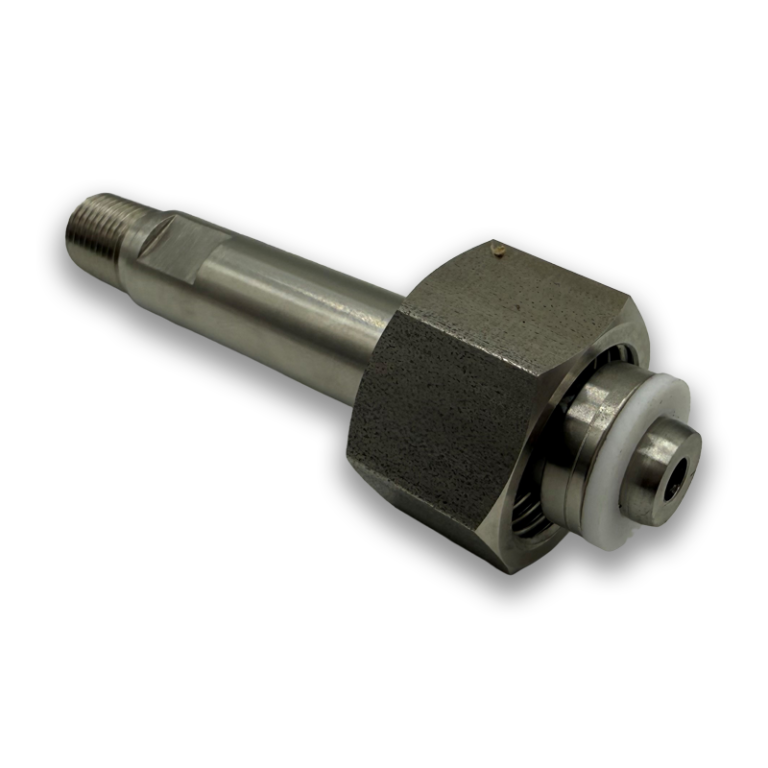 Cylinder Connector DIN 477 No.9 Stainless Steel - Flat Face and Stem ...